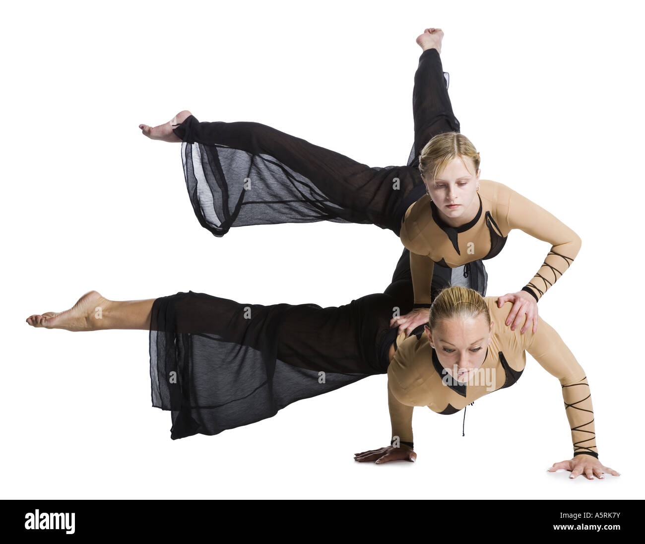 Female contortionist Cut Out Stock Images & Pictures - Alamy