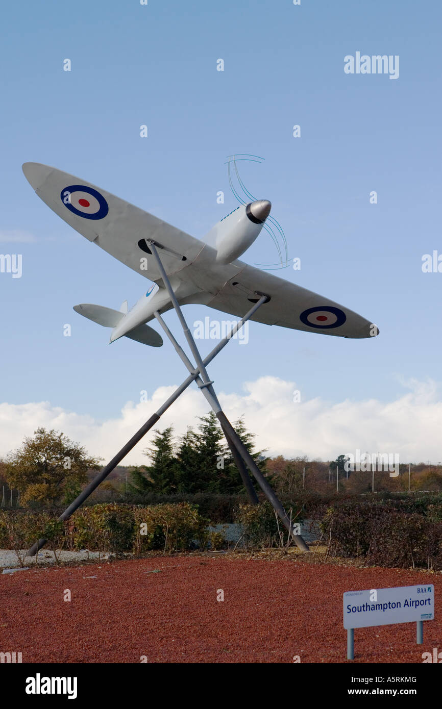 Southampton Airport Entrance England Supermarine Spitfire Prototype ...