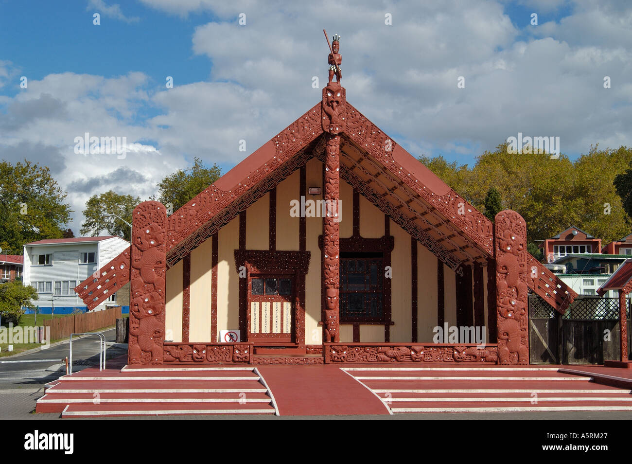 Ohinemutu rotorua building hi-res stock photography and images - Alamy