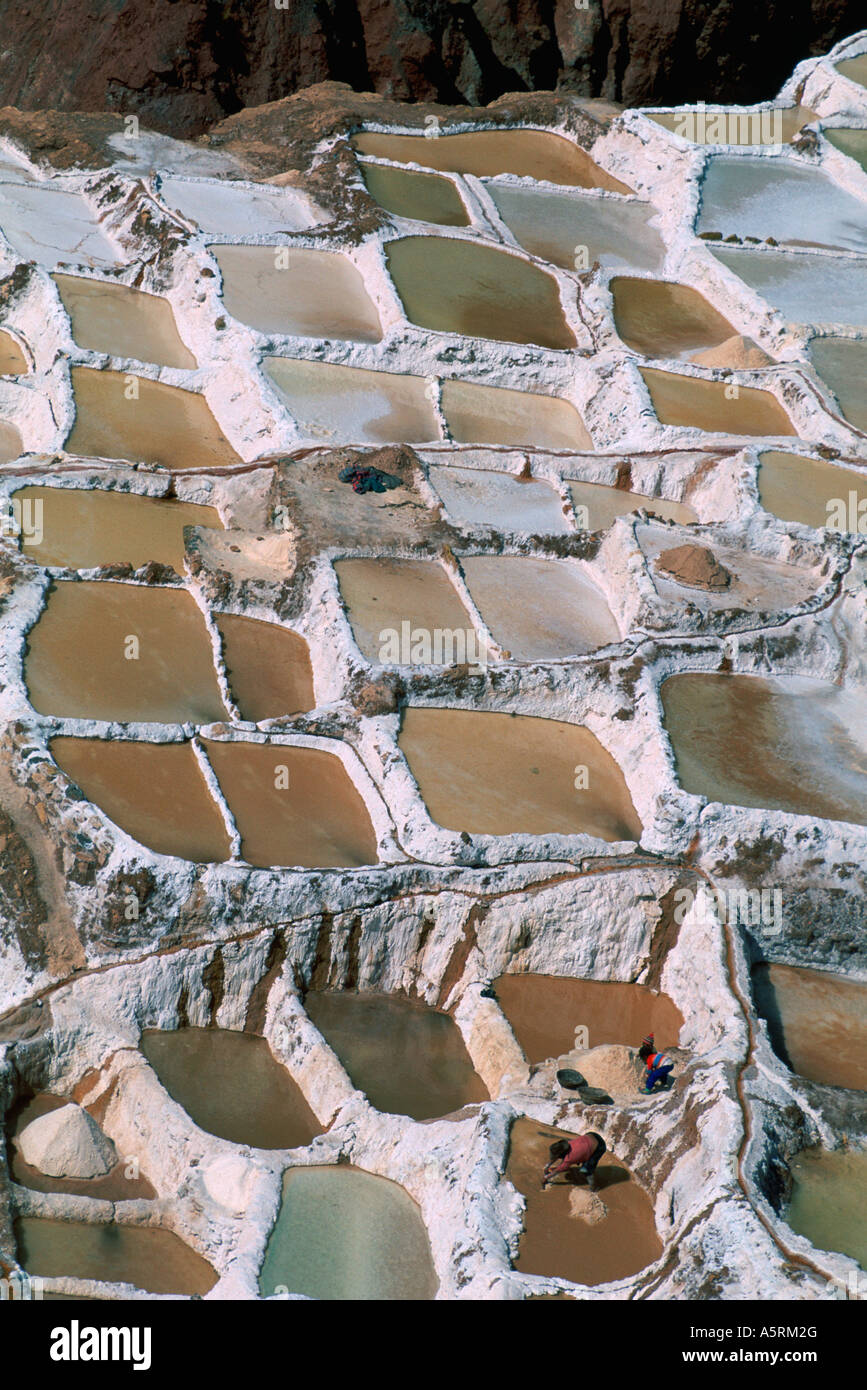 The Salt Pans of Maras Urabamba Valley Peru date back to pre Inca times ...