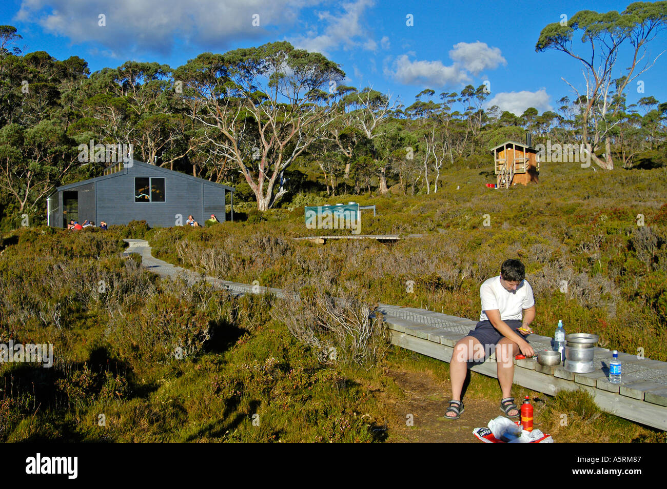 Waterfall valley hut tasmania hi-res stock photography and images - Alamy