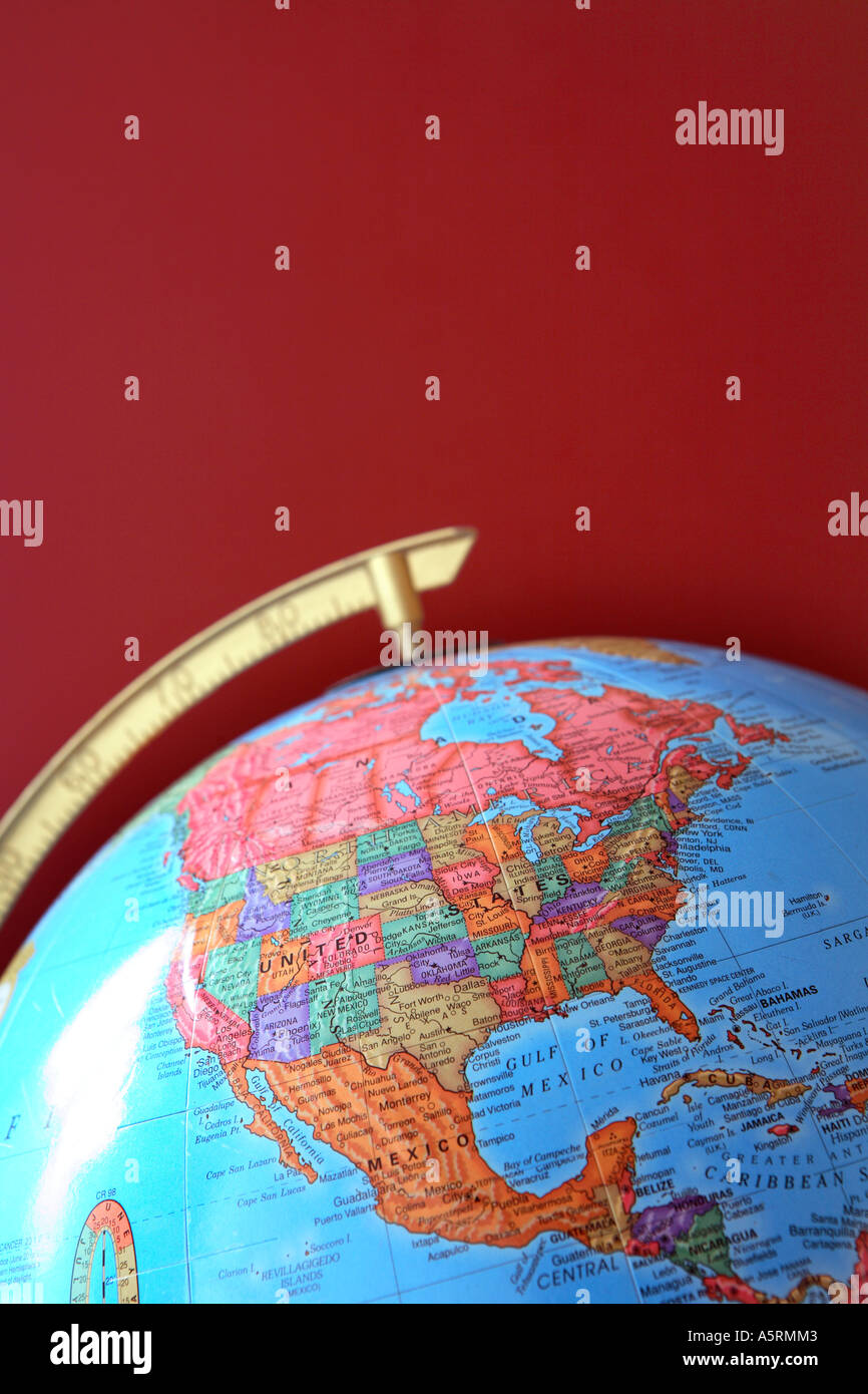 North america globe icon hi-res stock photography and images - Alamy