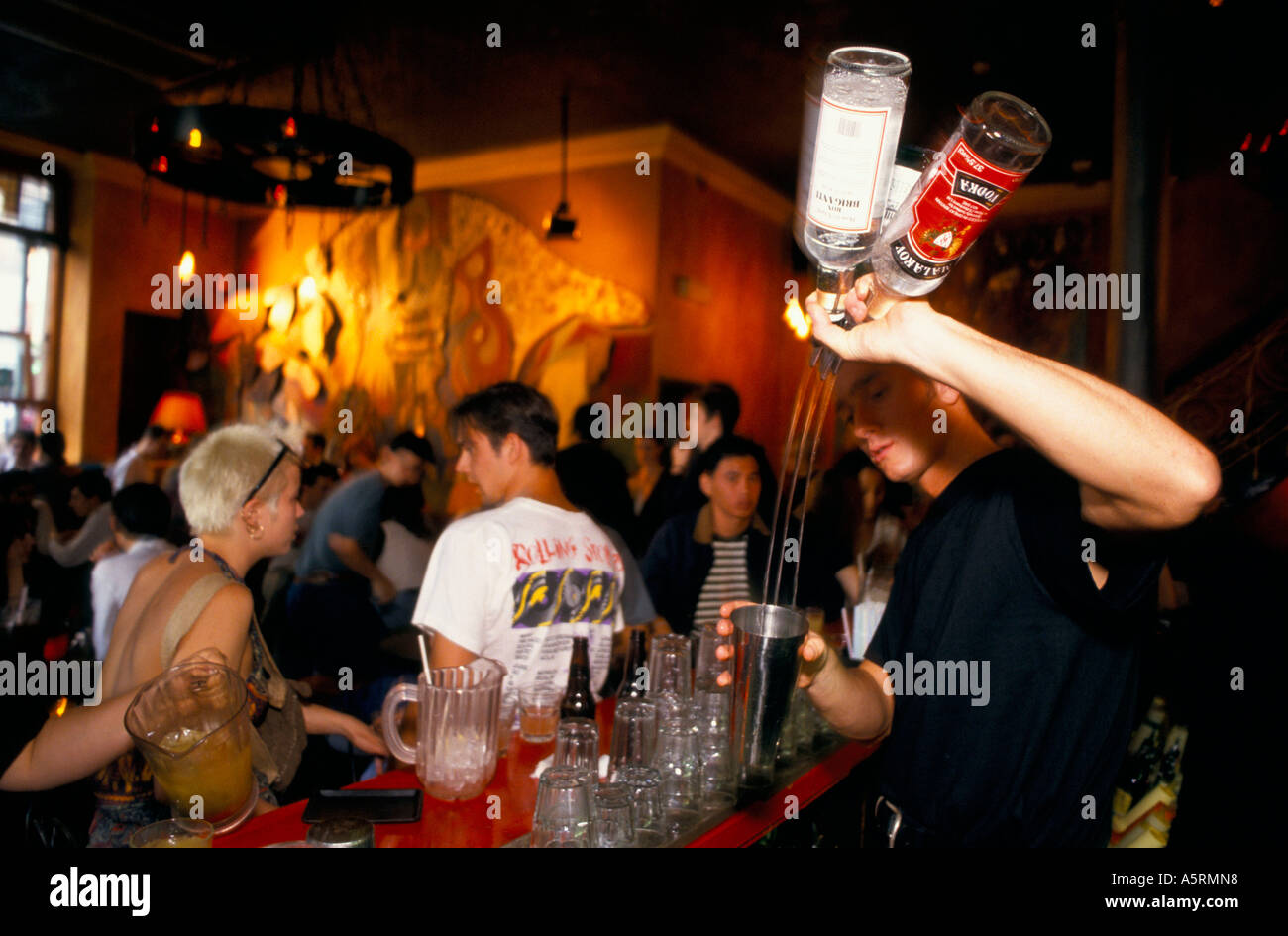 THE O BAR IN SOHO, LONDON Stock Photo - Alamy