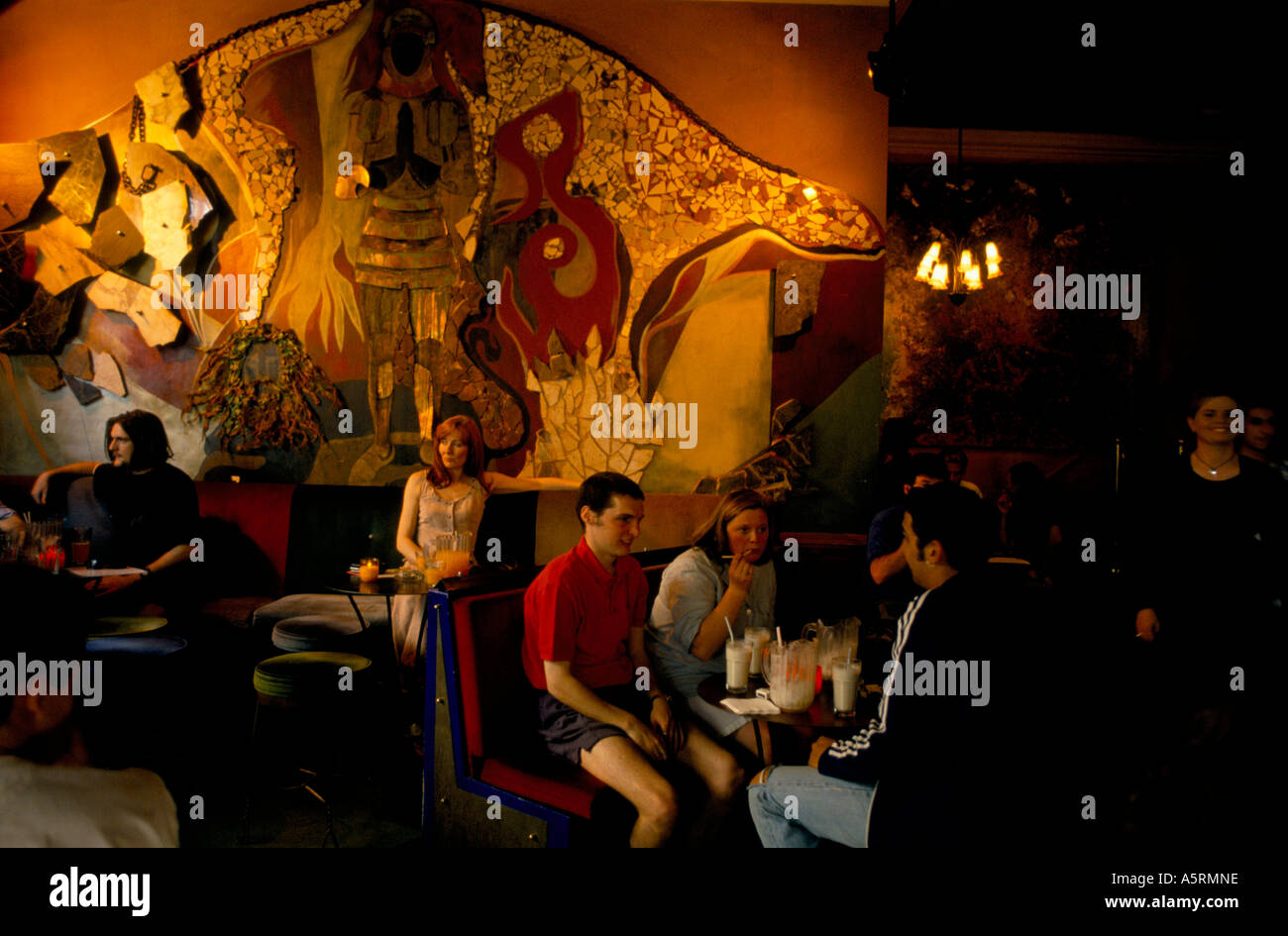 INSIDE THE O BAR IN SOHO, LONDON Stock Photo - Alamy