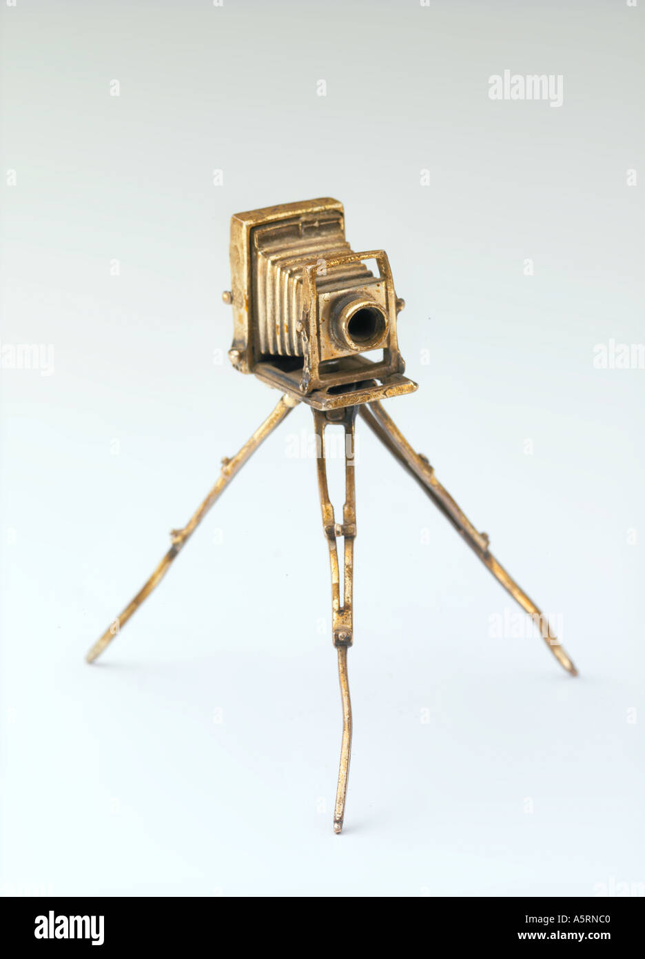 old large format camera gold Stock Photo - Alamy