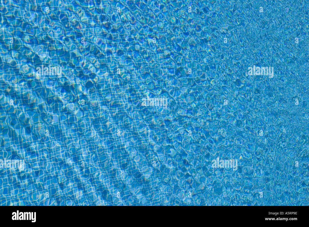 Pattern created by ripples in swimming pool Stock Photo - Alamy