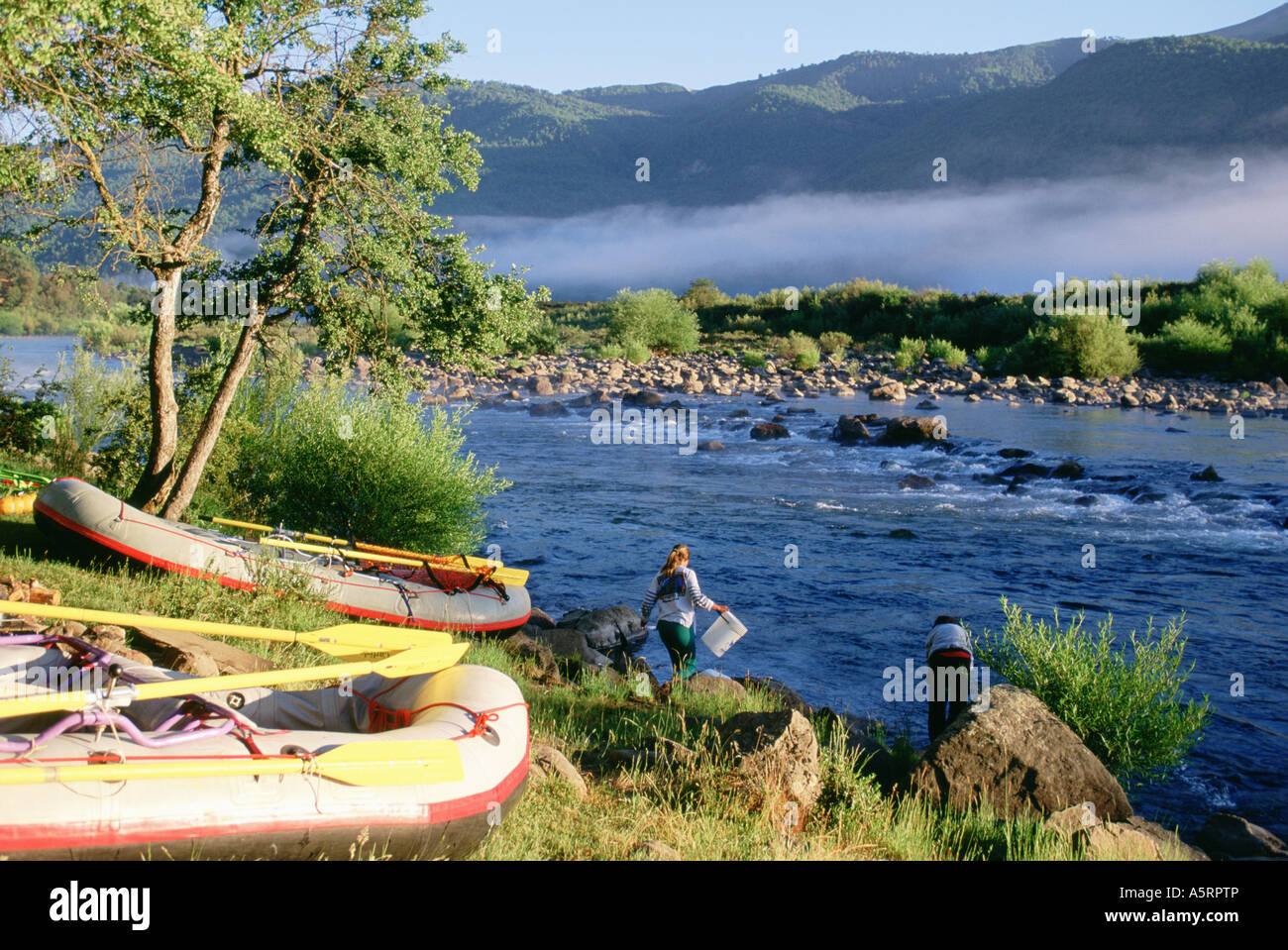 Rafting the Bio Bio River Chile Stock Photo - Alamy