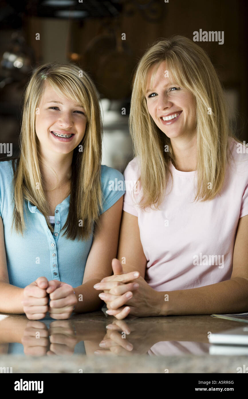 Mother and daughter Stock Photo - Alamy