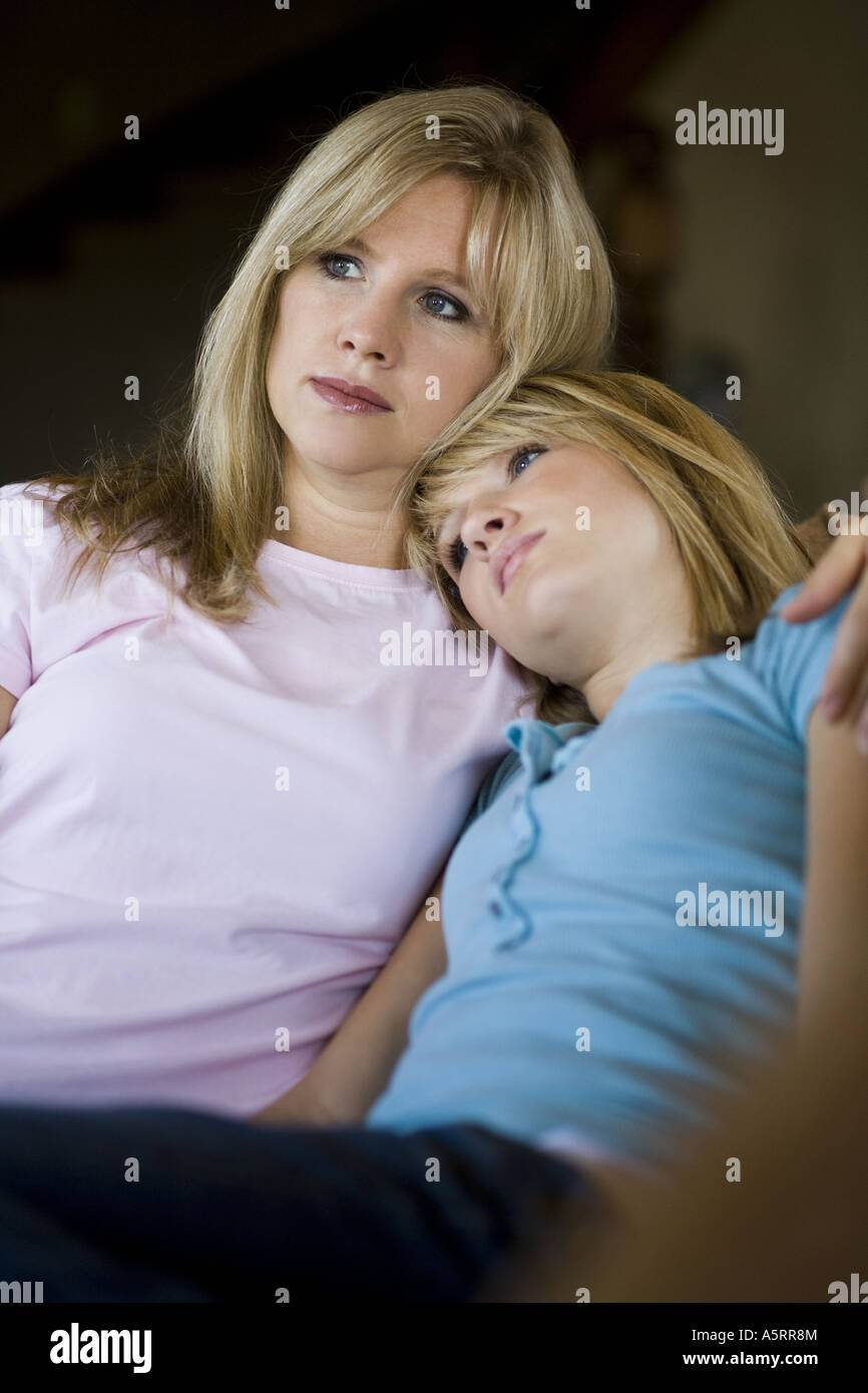 Mother and daughter Stock Photo - Alamy