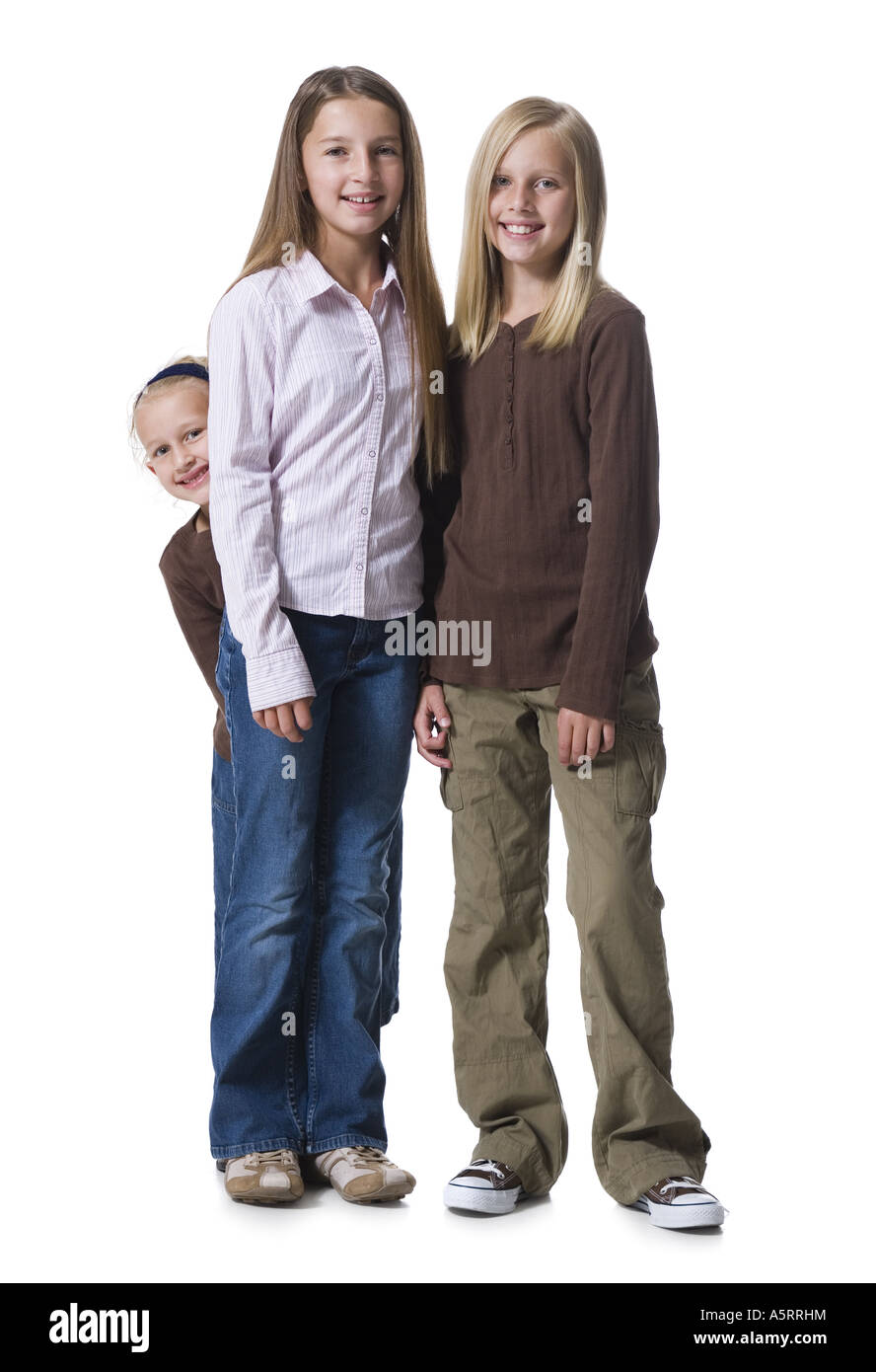 Family portrait of sisters Stock Photo - Alamy