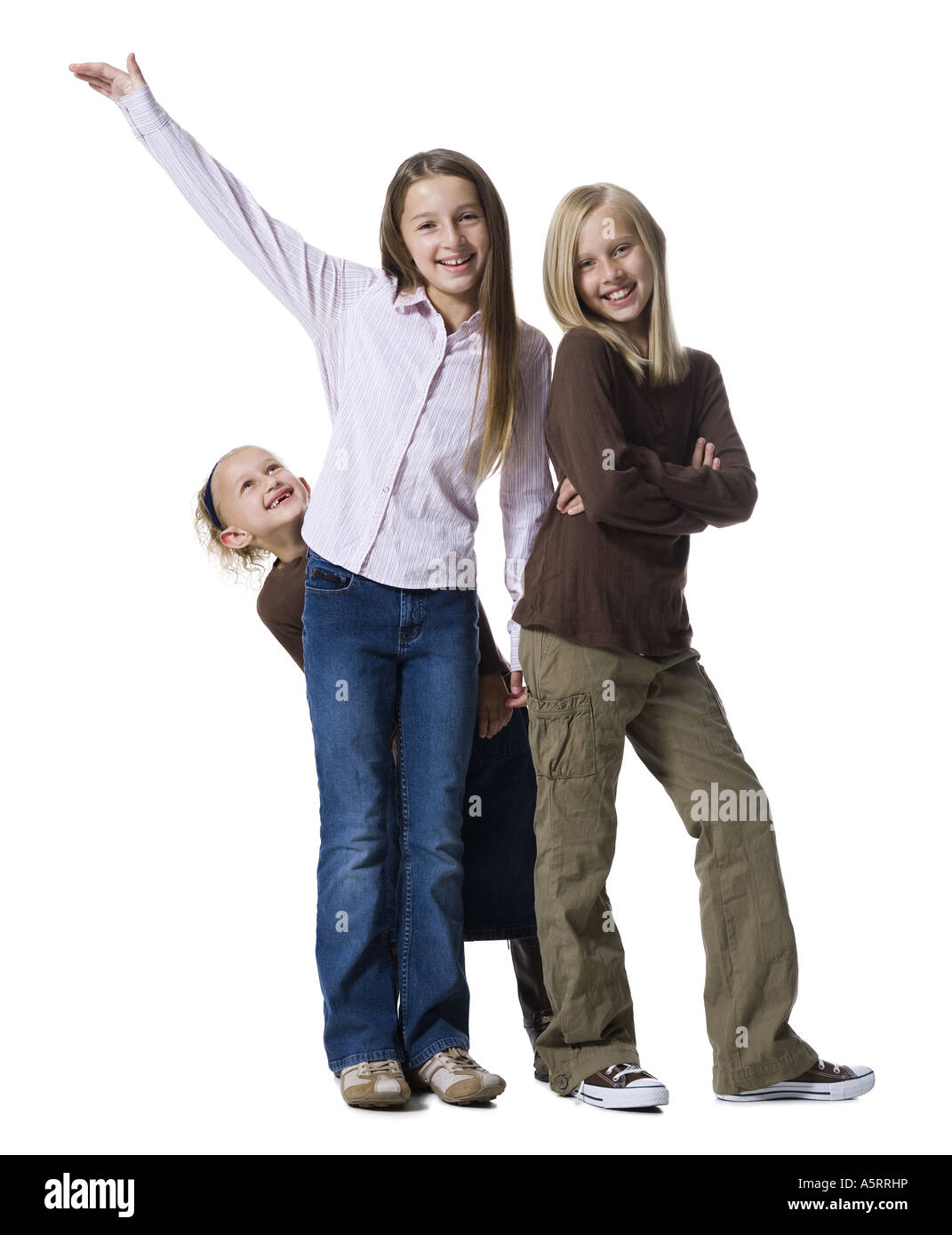 Family portrait of sisters Stock Photo - Alamy