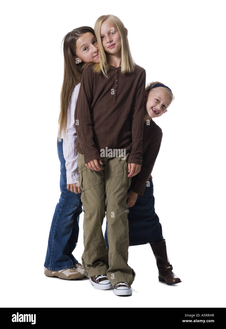 Family portrait of sisters Stock Photo - Alamy