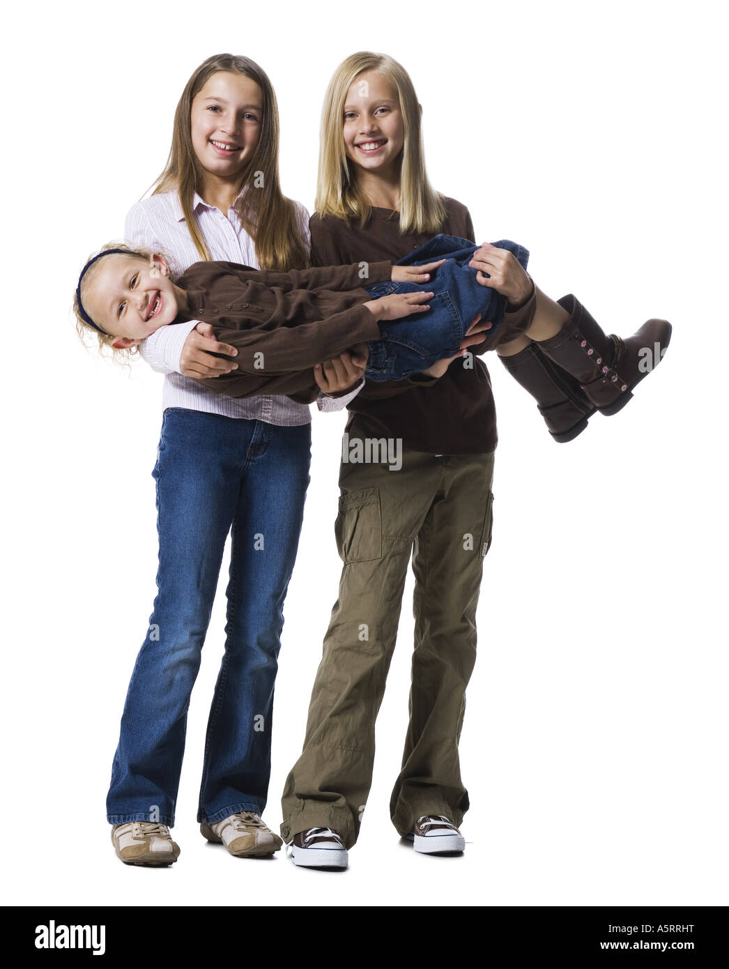 Family portrait of sisters Stock Photo - Alamy