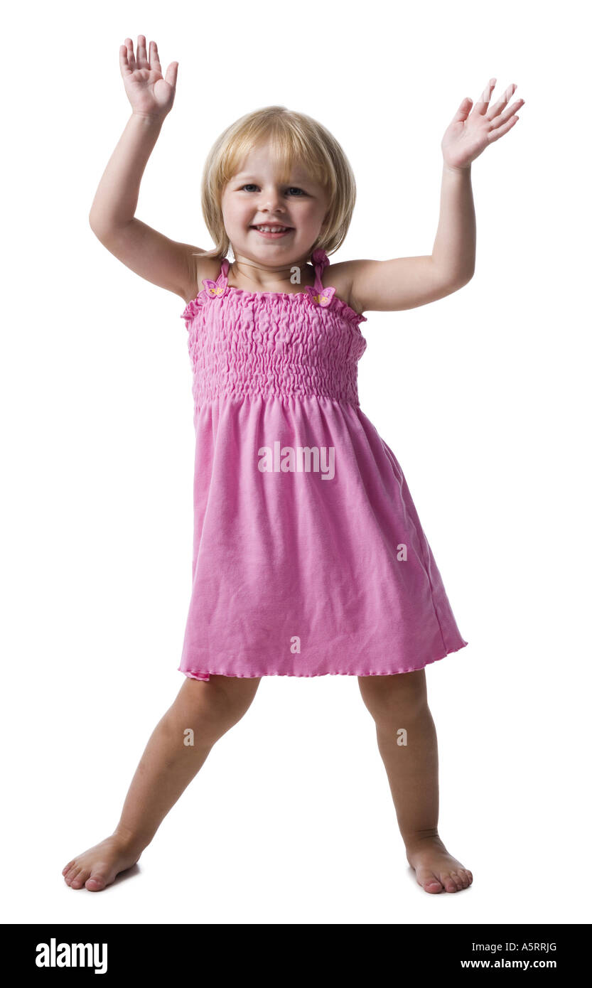 Young girl dancing Stock Photo - Alamy