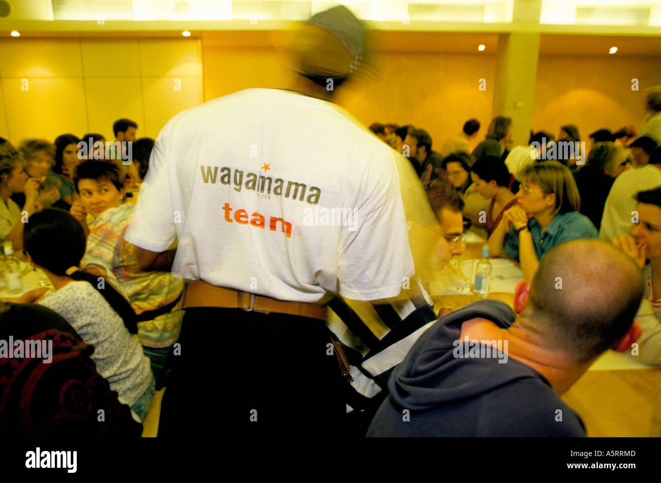 WAGAMAMA JAPANESE RESTAURANT LONDON Stock Photo - Alamy