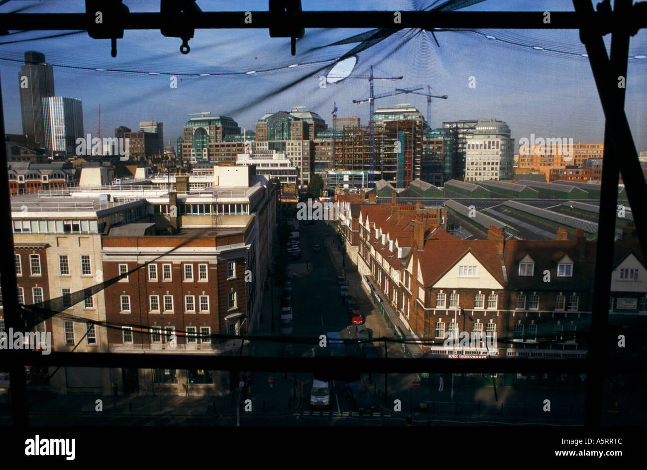 LONDON S EAST END BROADGATE SEEN IN THE DISTANCE FROM LUXURY ...