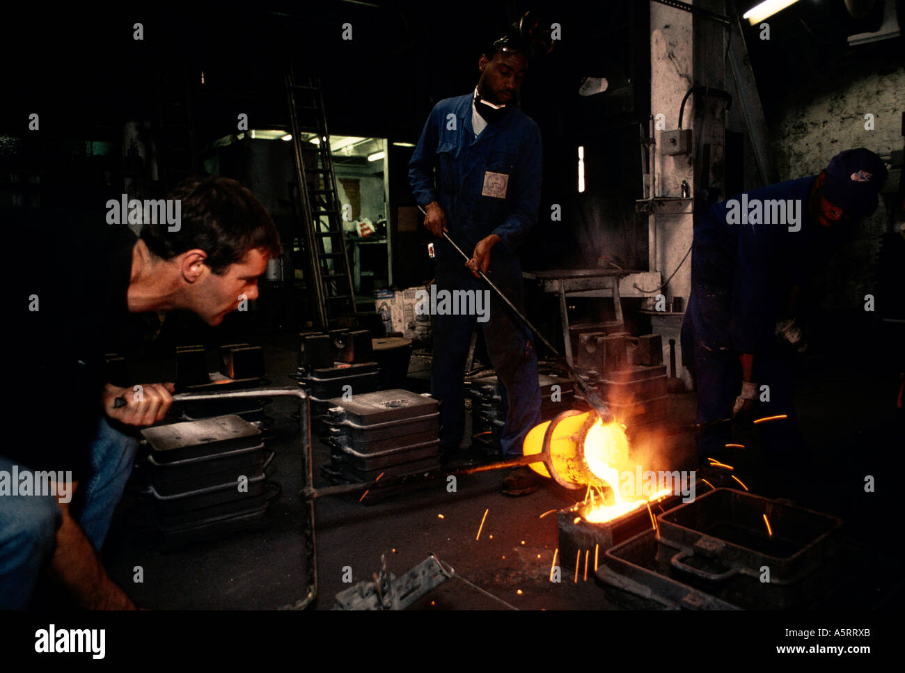 LONDON S EAST END FILLING THE CASTS AT WHITECHAPEL BELL FOUNDRY ...