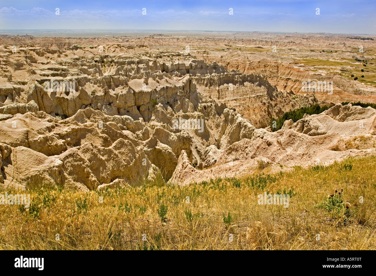 Pinnacles Overlook in the Badlands National Park, SD Stock Photo - Alamy