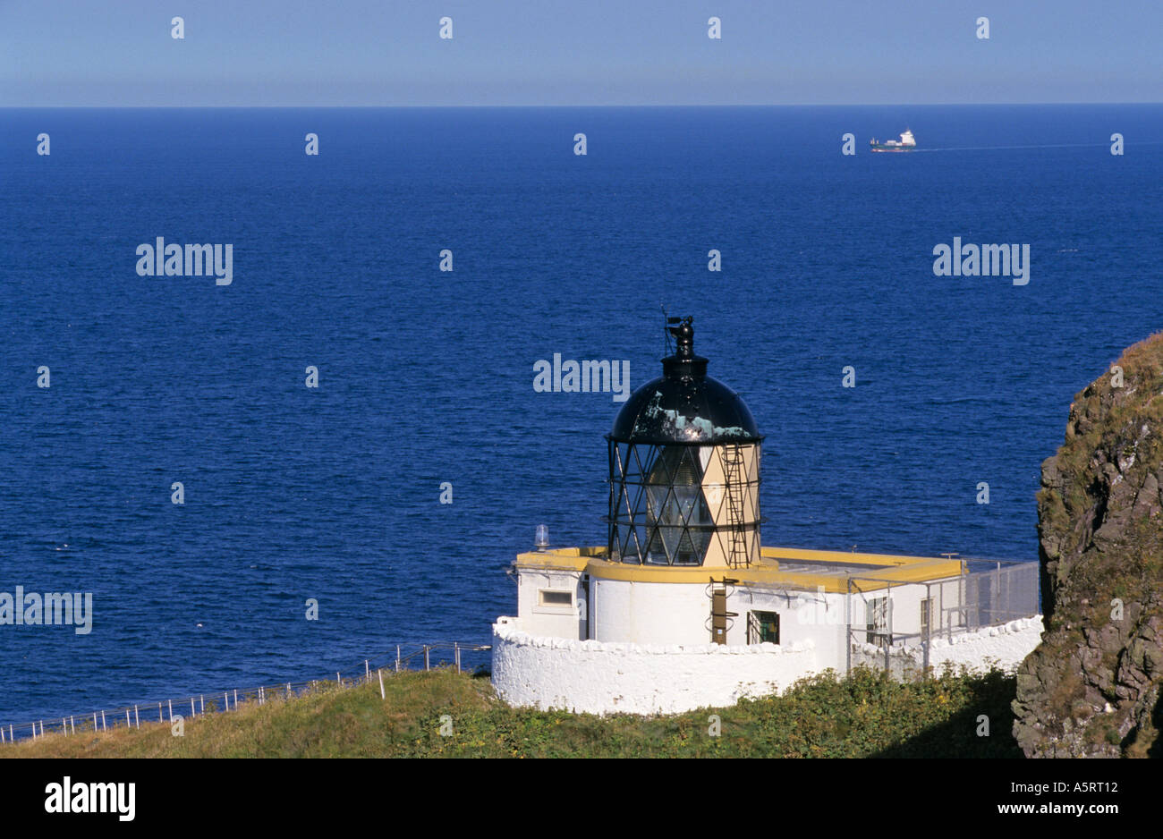 lighthouse at St Abb s Head Scotland Great Britain Stock Photo - Alamy