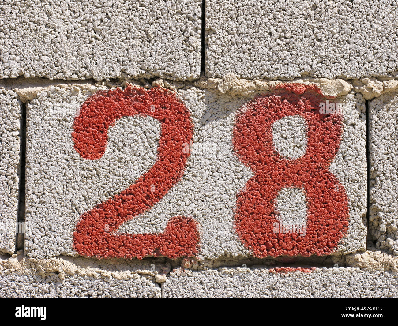 Number 28 twenty eight hi-res stock photography and images - Alamy