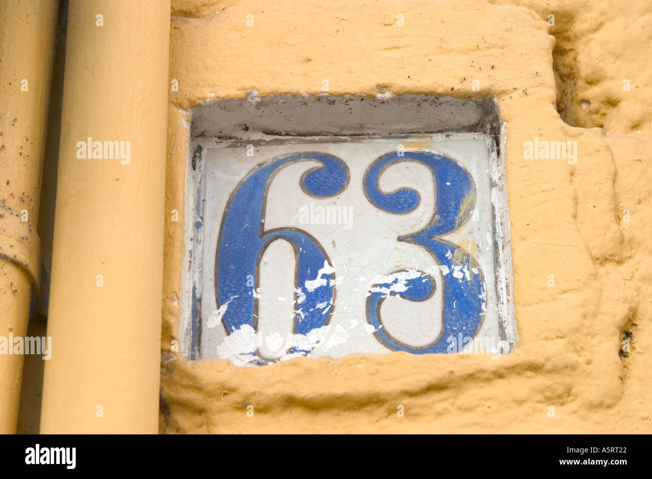 Number Sixty three 63 Six three Sixty three Stock Photo - Alamy