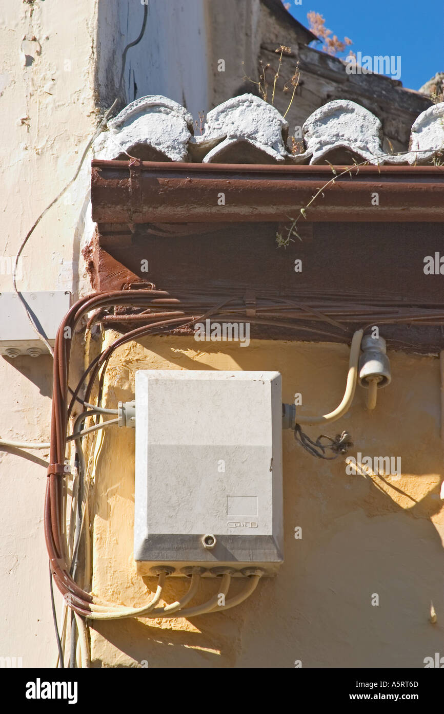 Andalusia Spain Electrical installation Stock Photo - Alamy