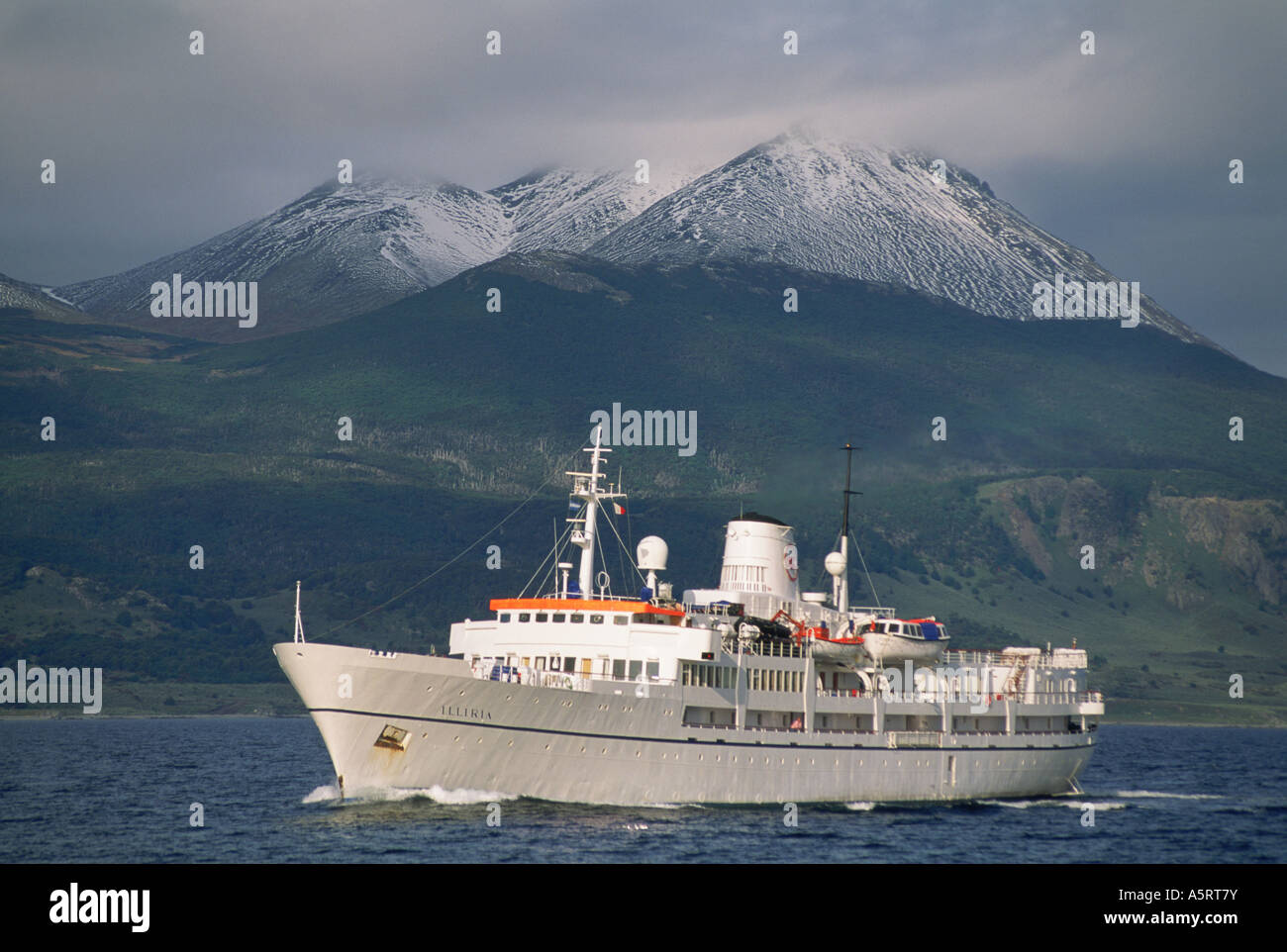 Ship Straits of Magellan Tierra del Fuego Chile Stock Photo - Alamy