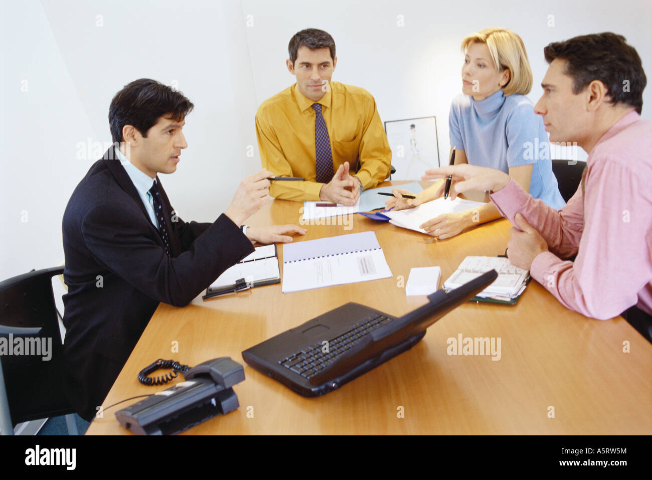 Negativity office meeting hi-res stock photography and images - Alamy