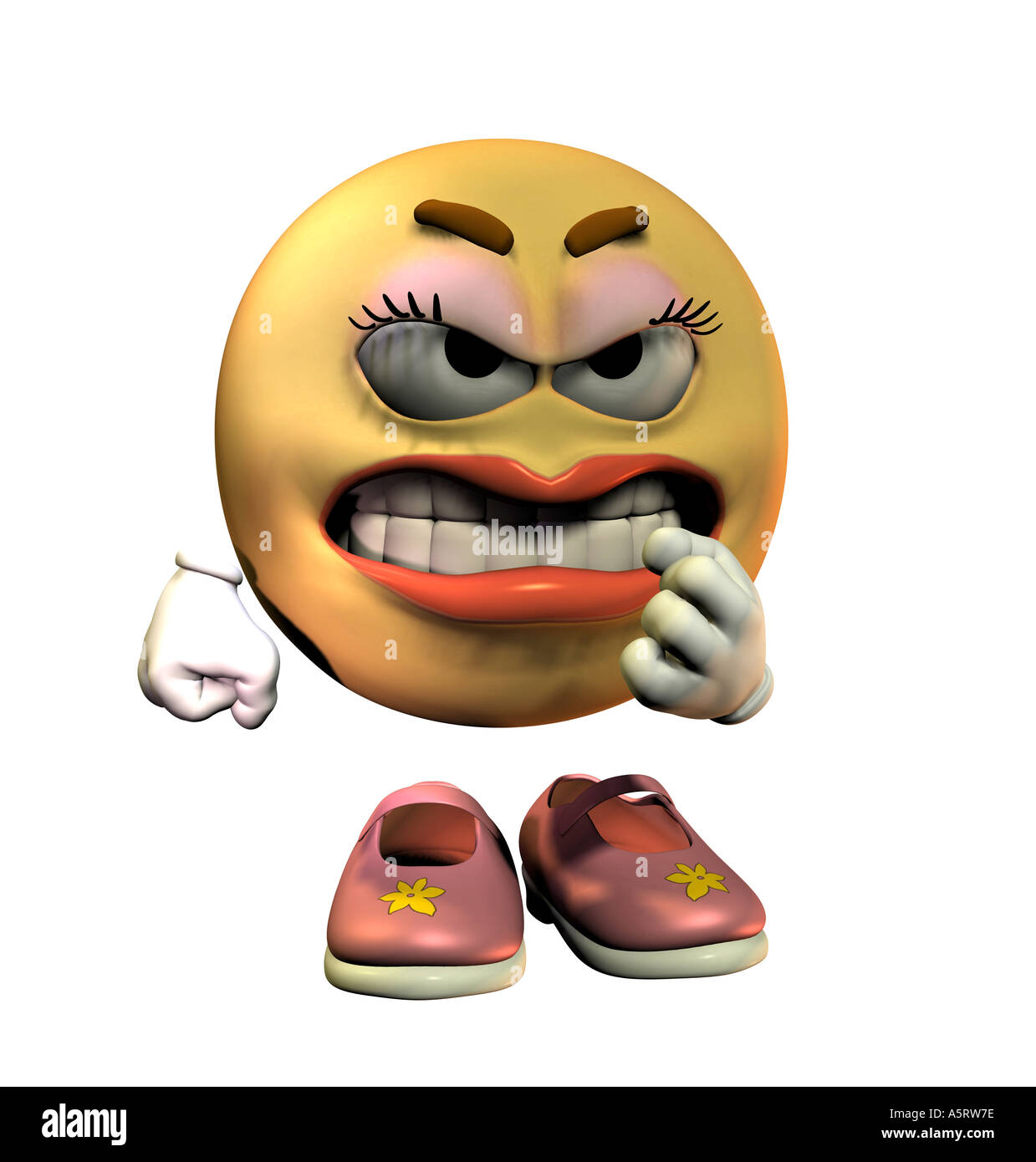 Aggressive smiley Cut Out Stock Images & Pictures - Alamy