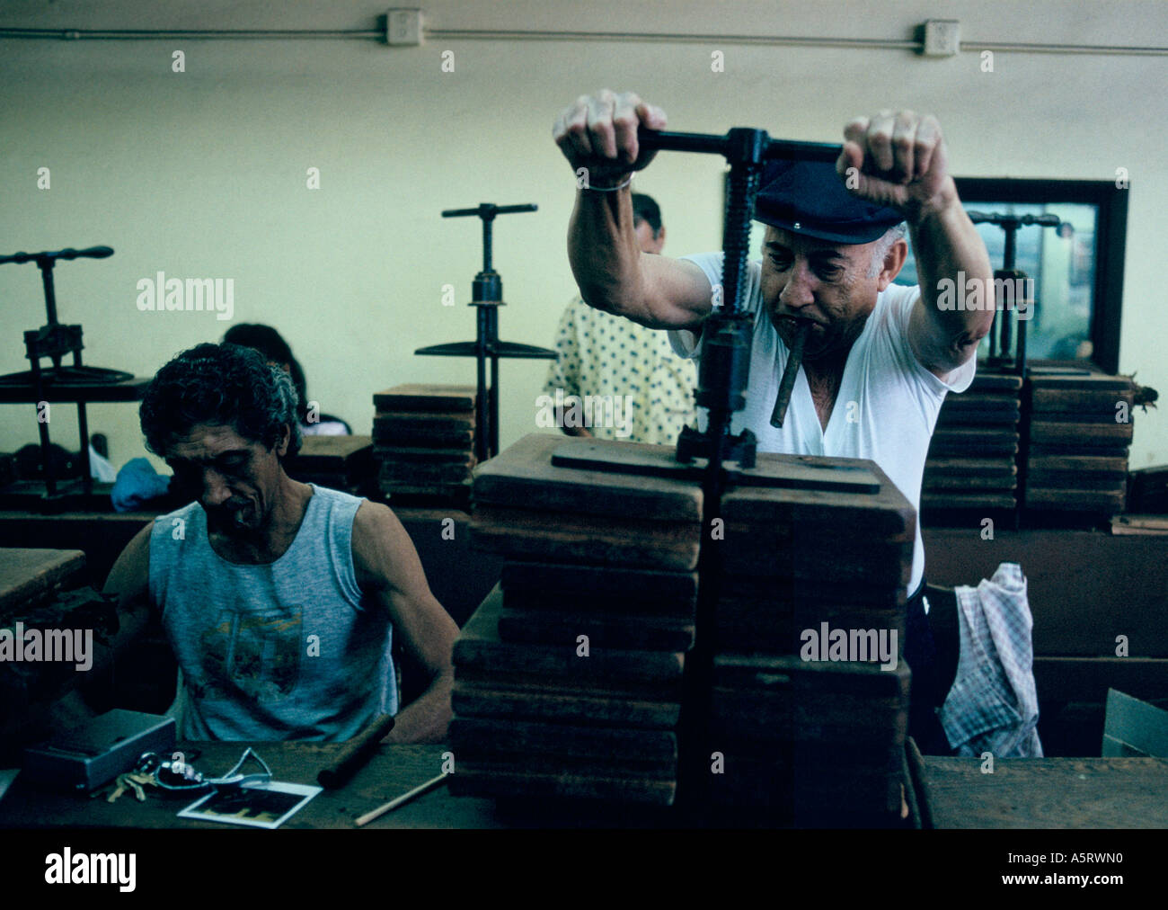 Cuban cigar factory workers hi-res stock photography and images - Alamy