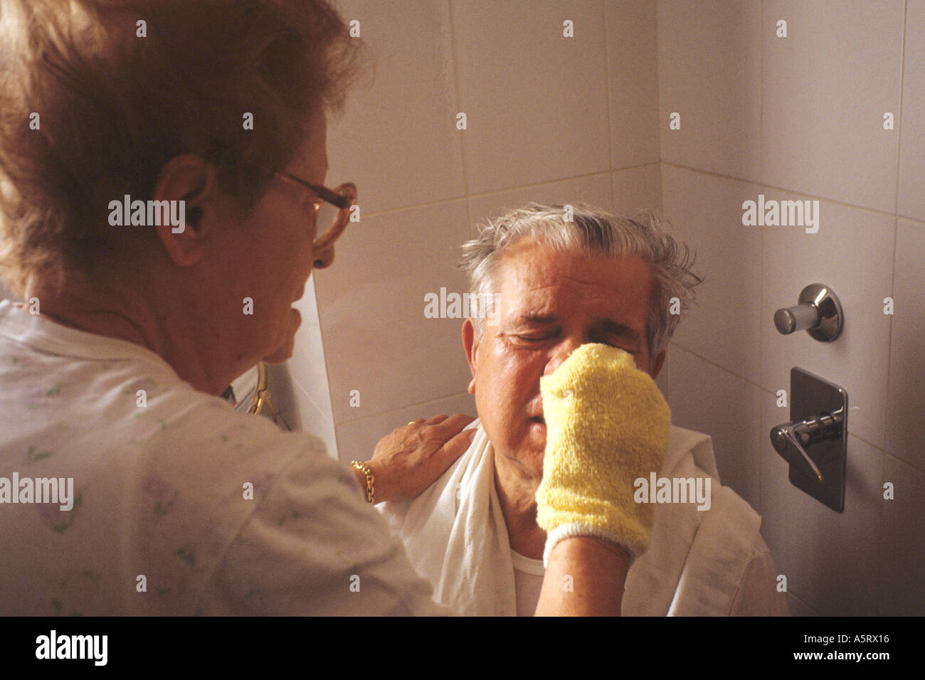 Italy old people life in house Stock Photo - Alamy