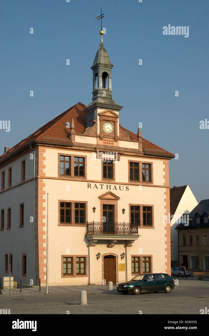 Townhall Geithain Sachsen Germany Stock Photo - Alamy