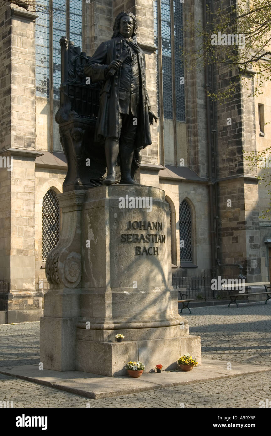 Johann Sebastien Bach Monument Leipzig Germany Stock Photo - Alamy