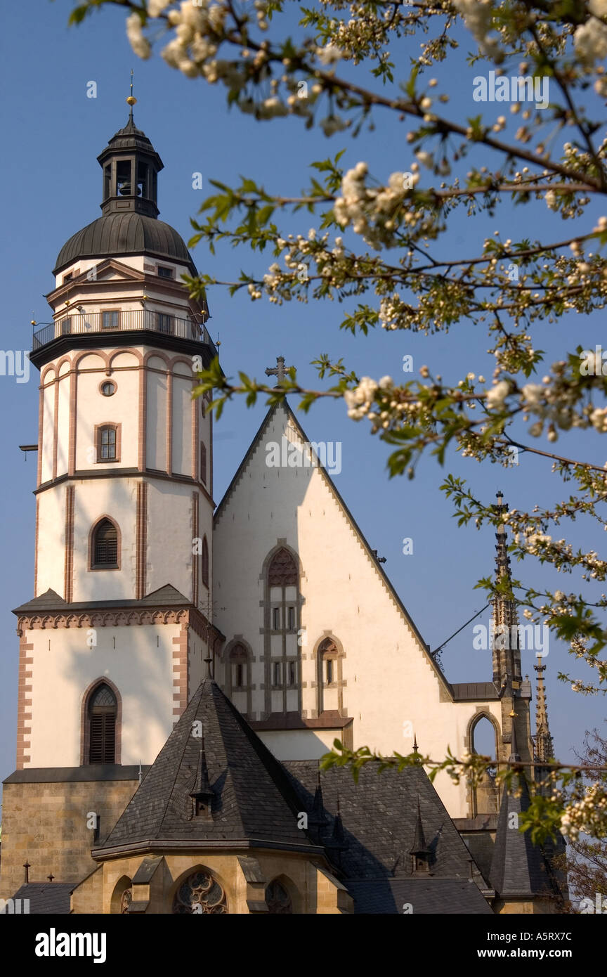 St Thomas Church Lepzig Germany Stock Photo - Alamy