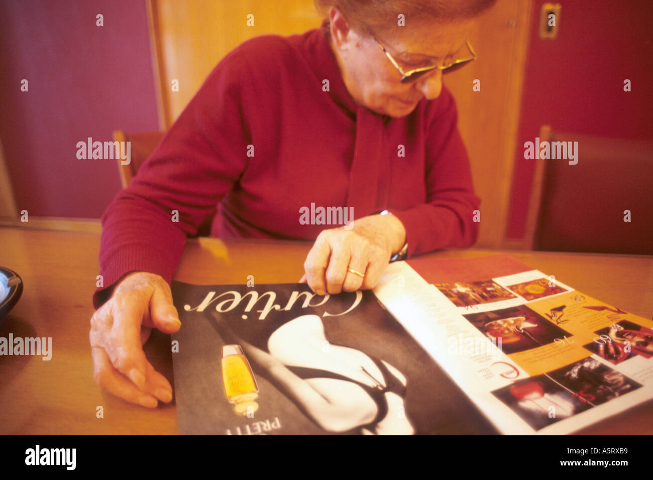 Italy old people life in house Stock Photo - Alamy