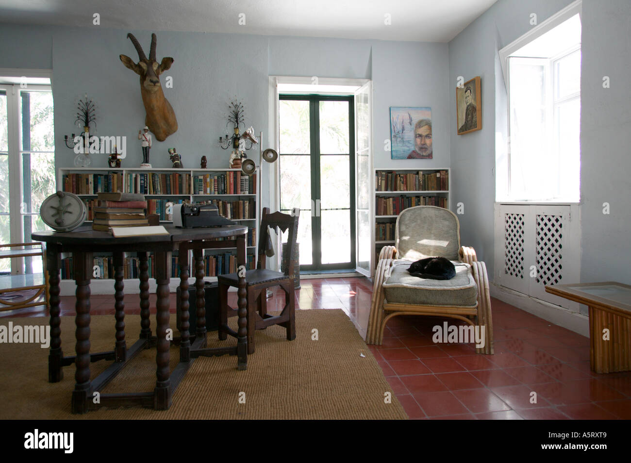 Writers Studio at Ernest Hemingway Residence Key West Florida Stock ...