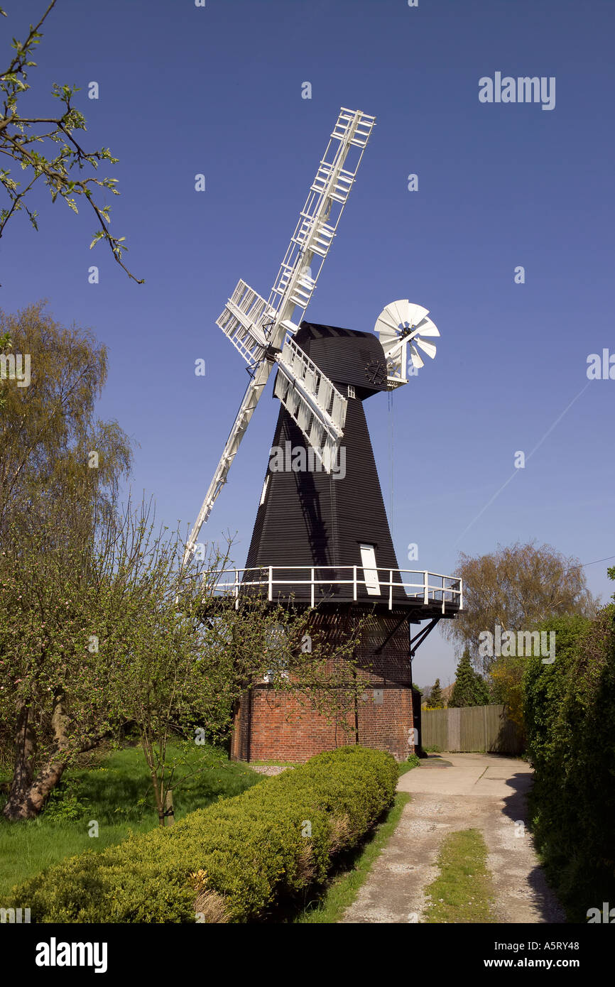 The windmill at Meopham Kent Stock Photo - Alamy