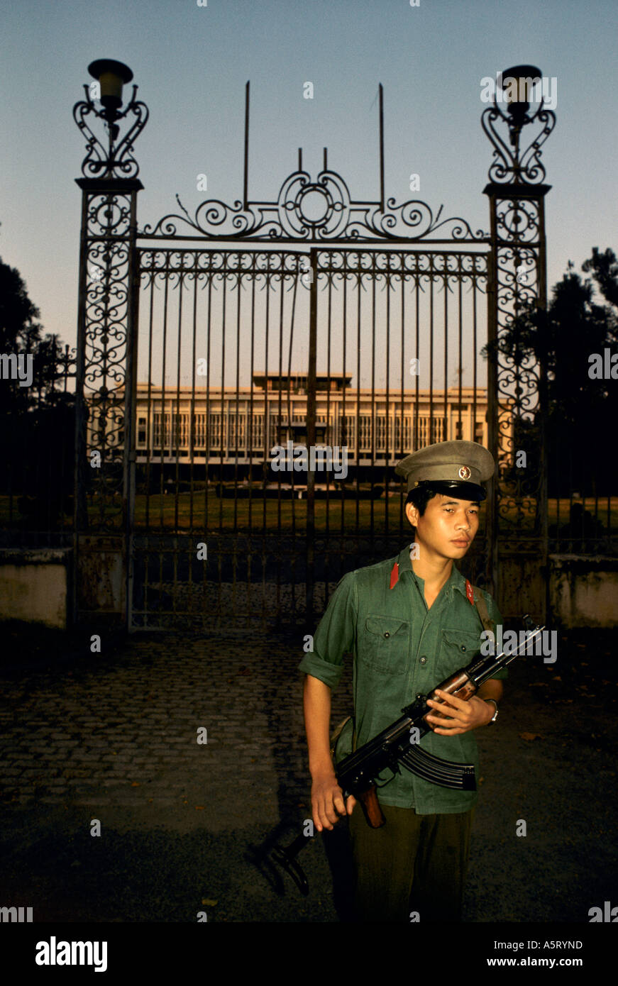 Reunification palace gate hi-res stock photography and images - Alamy