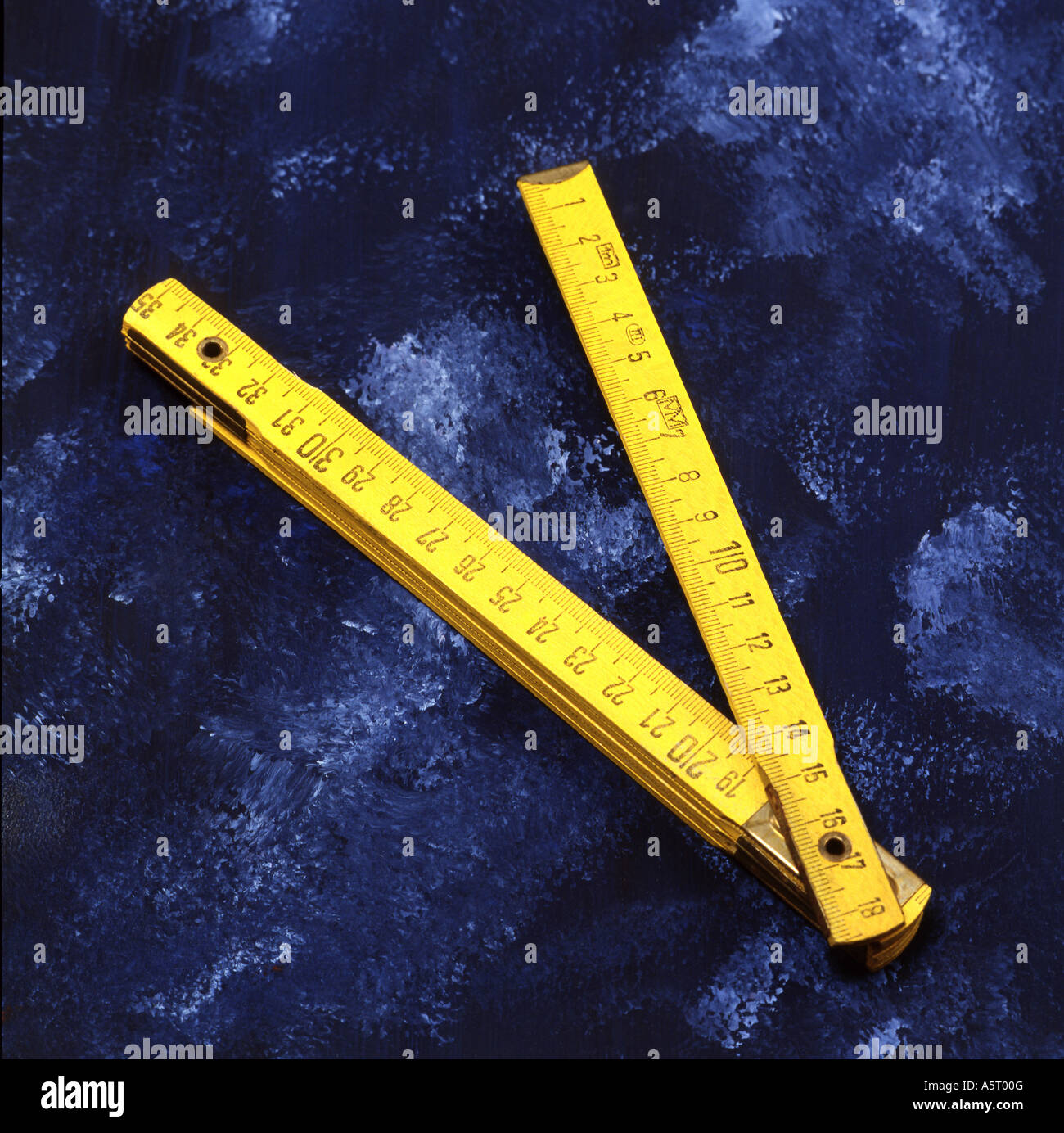 Wooden metre ruler hi-res stock photography and images - Alamy