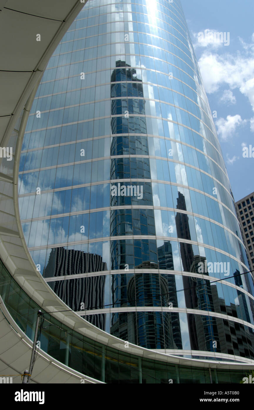 Skybridge Enron building Houston Texas USA Stock Photo - Alamy