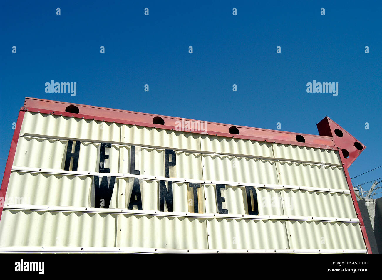 Help wanted sign Stock Photo - Alamy