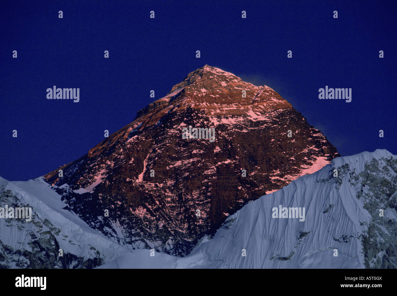 Sunset Mount Everest Nepal Stock Photo - Alamy