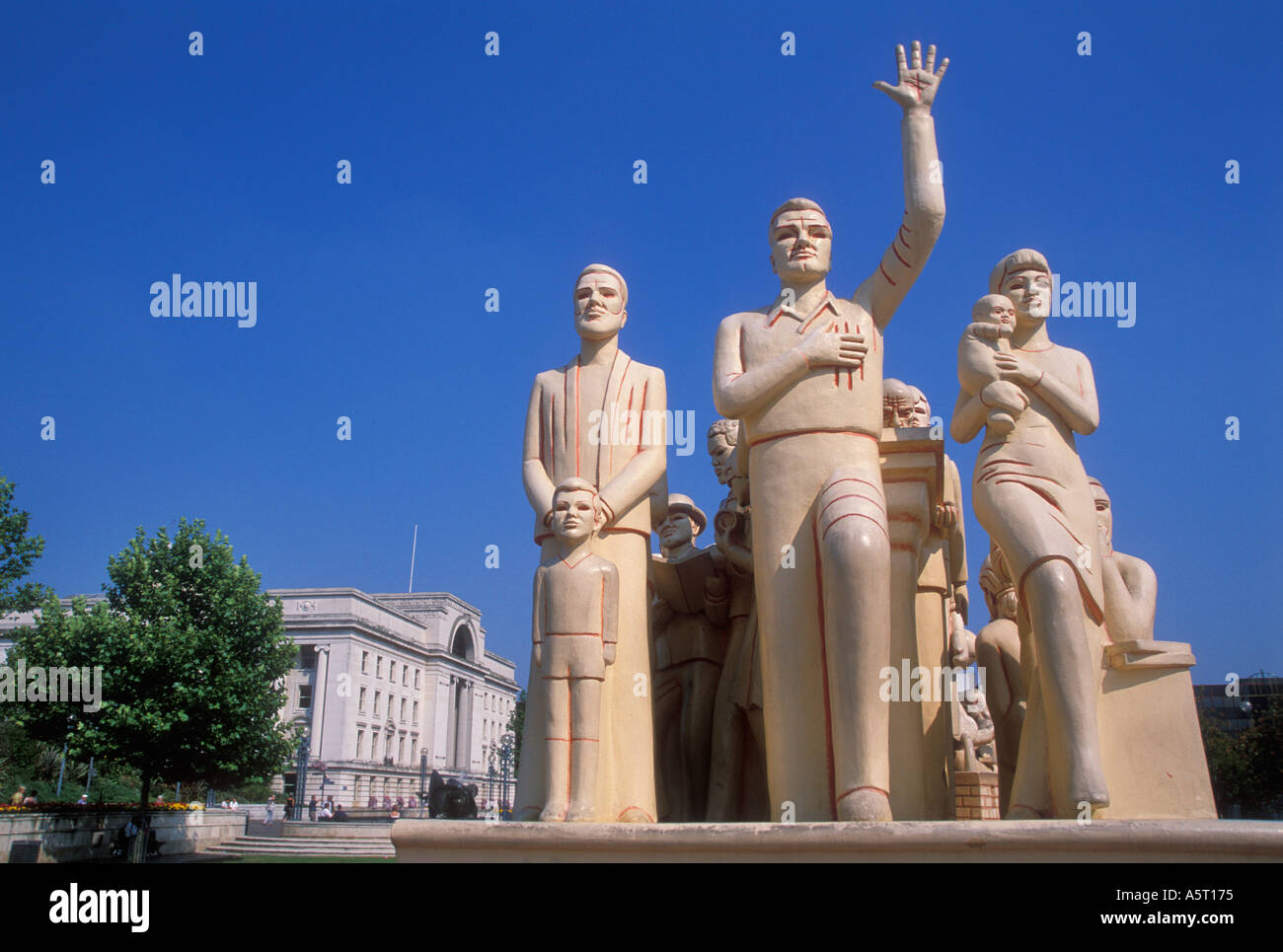 Forward Statue in Centenary Square West Midlands England UK GB EU ...