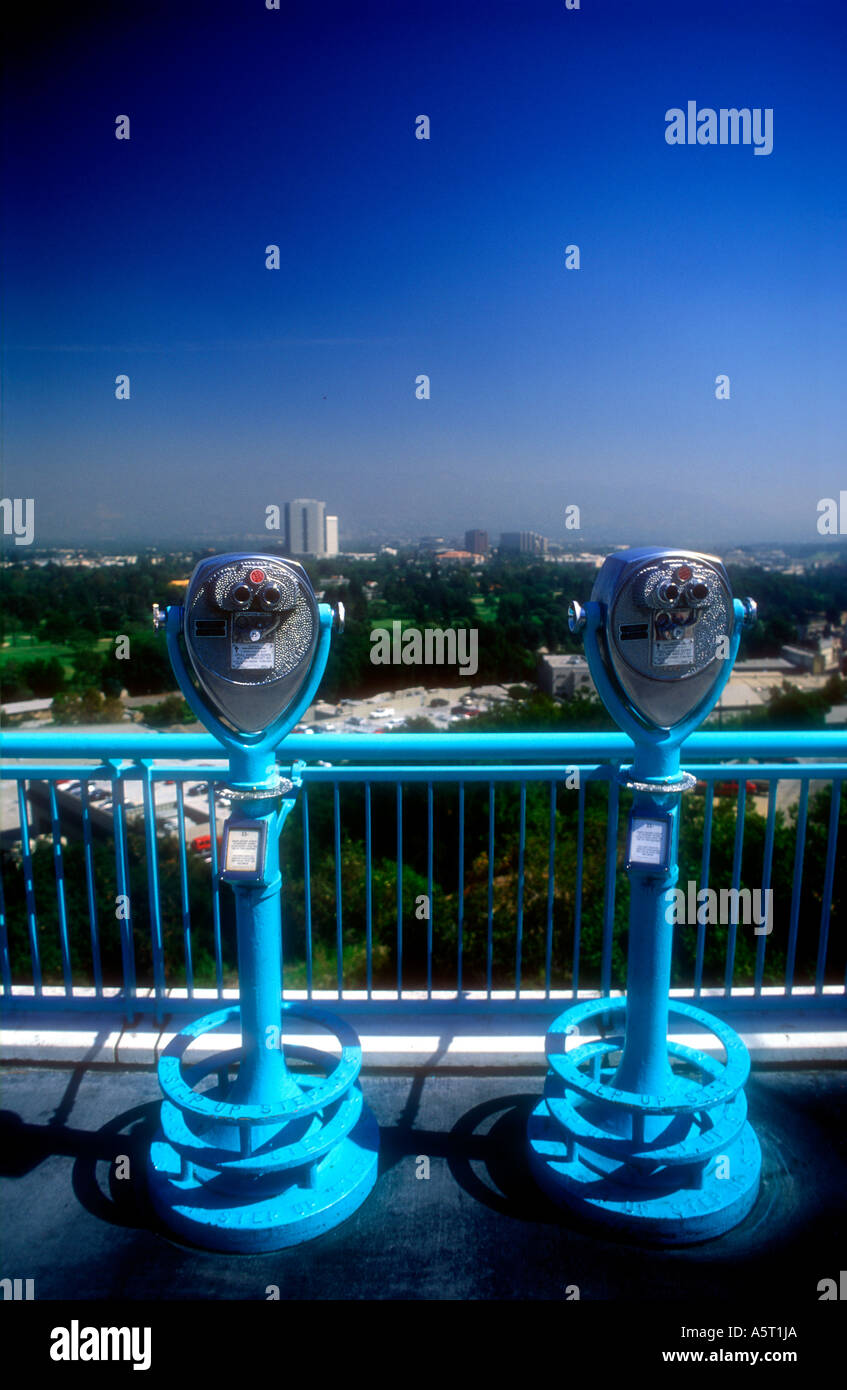 An observation point at Universal Studios Los Angeles California USA ...