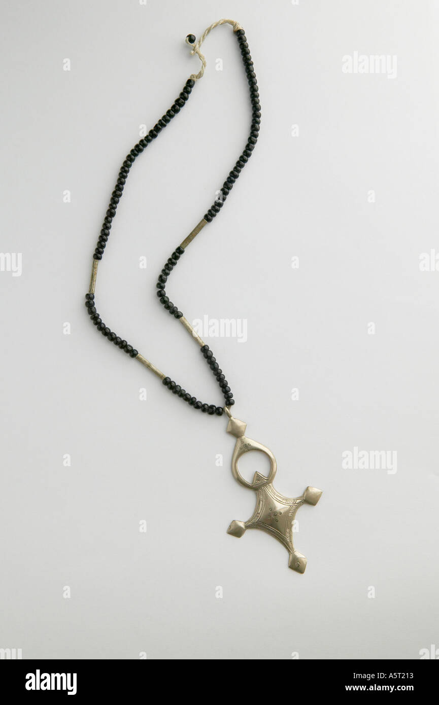 Tuareg jewellery from Algeria Stock Photo - Alamy