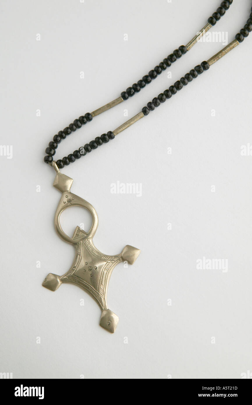 Tuareg jewellery from Algeria Stock Photo - Alamy