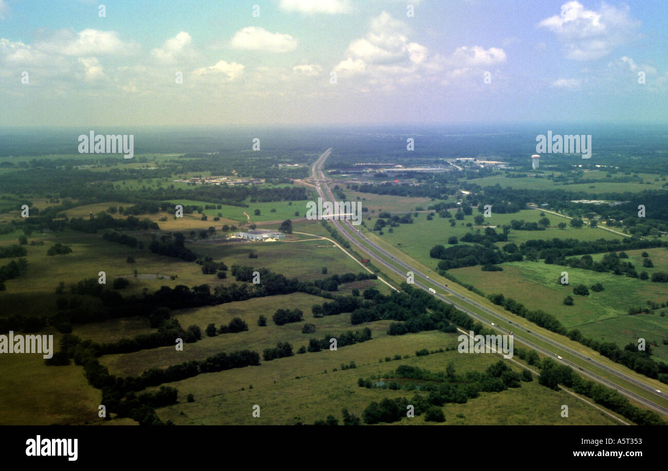 Aerial View of Highway Stock Photo - Alamy