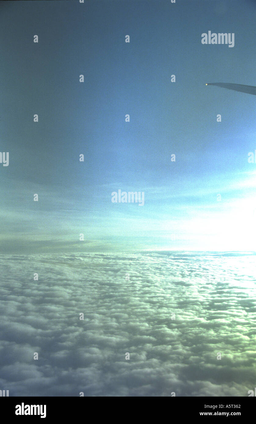 Clouds from 35 000 feet Stock Photo - Alamy