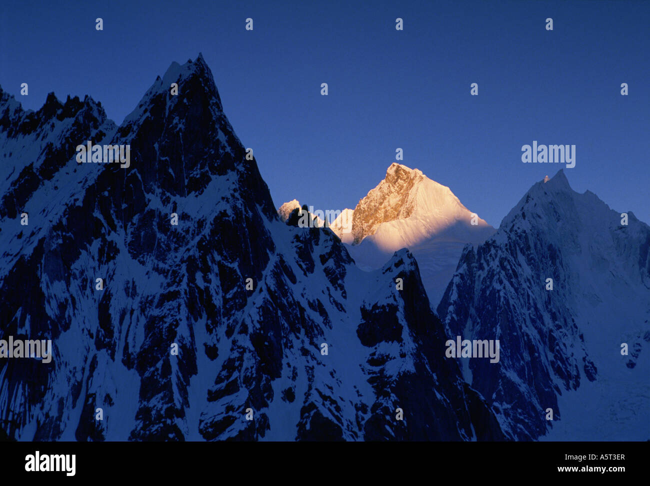 View from Concordia Baltoro Glacier Karakoram Himalaya Pakistan Stock ...
