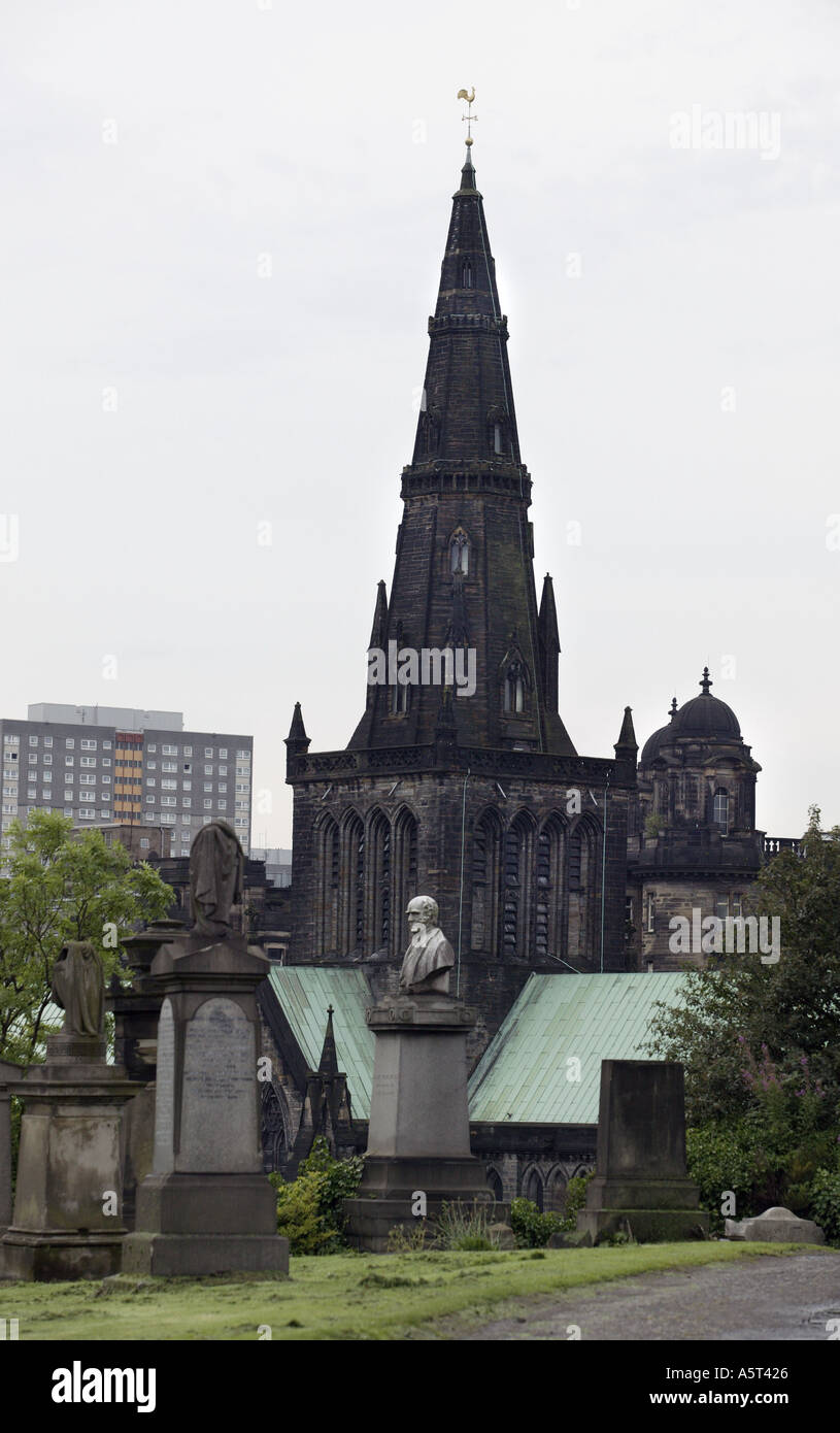 Medieval gothic cathedral glasgow hi-res stock photography and images ...